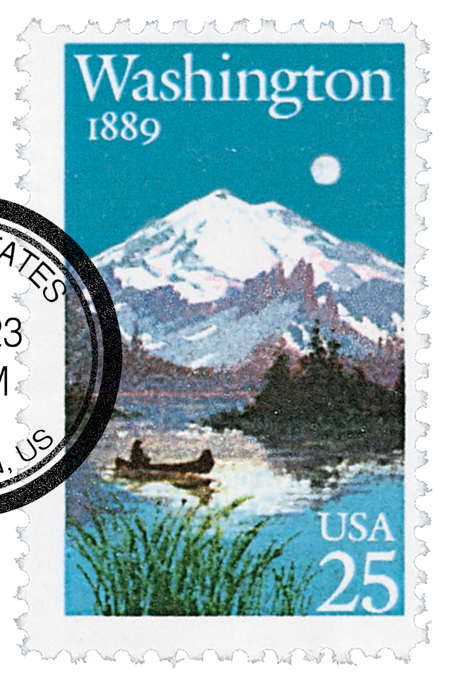 2404 - 1989 25c Washington Statehood - Mystic Stamp Company