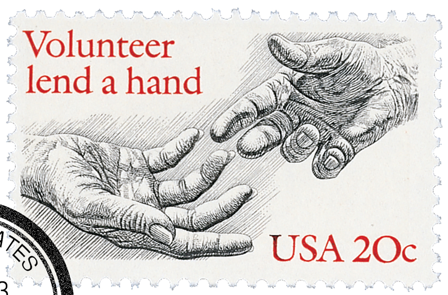 2039 - 1983 20c Volunteerism - Mystic Stamp Company