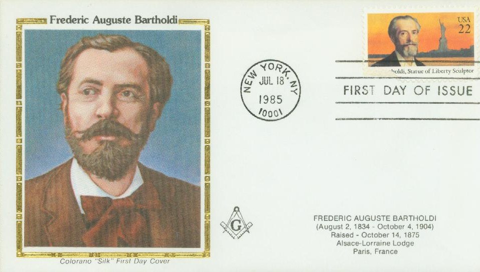 2147 - 1985 22c Frederic Auguste Bartholdi - Mystic Stamp Company