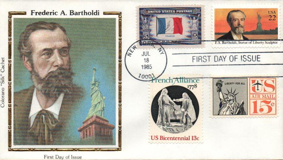 2147 - 1985 22c Frederic Auguste Bartholdi - Mystic Stamp Company