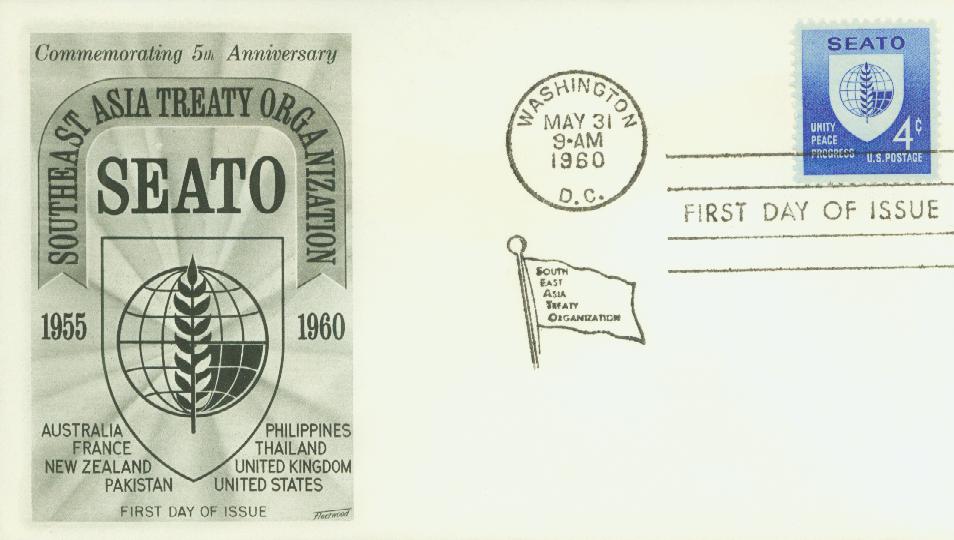 1151 - 1960 4c SEATO - Mystic Stamp Company