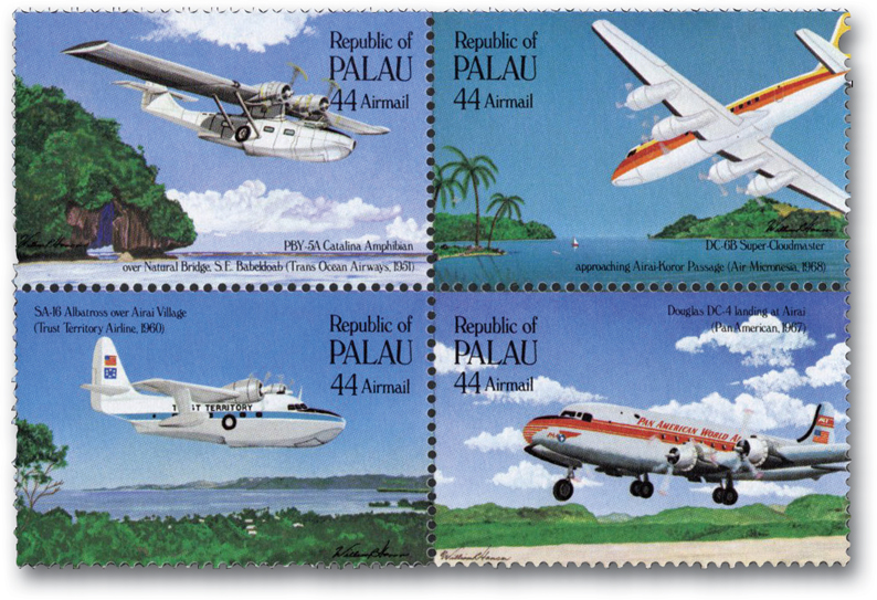 C13a - 1985 Palau - Mystic Stamp Company
