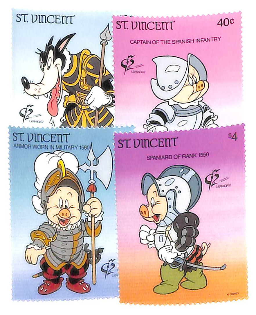 1622-25 - 1992 St. Vincent - Mystic Stamp Company