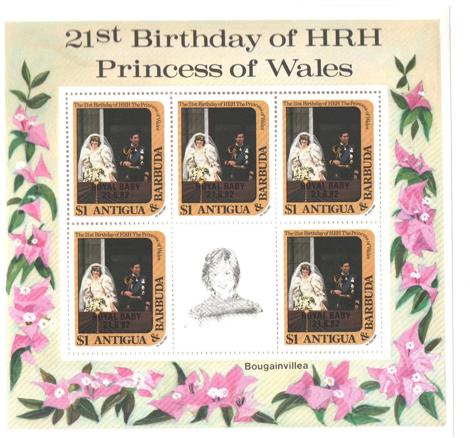 673 - 1982 Antigua - Mystic Stamp Company