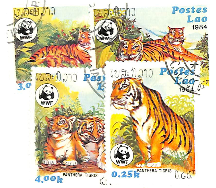 517-20 - 1984 Laos - Mystic Stamp Company