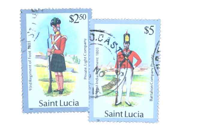 759 - 1985 St. Lucia - Mystic Stamp Company
