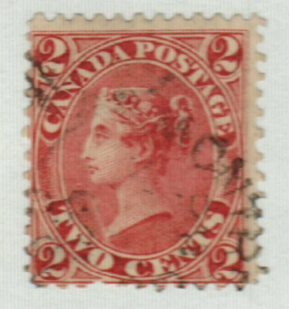 20 - 1864 Canada - Mystic Stamp Company