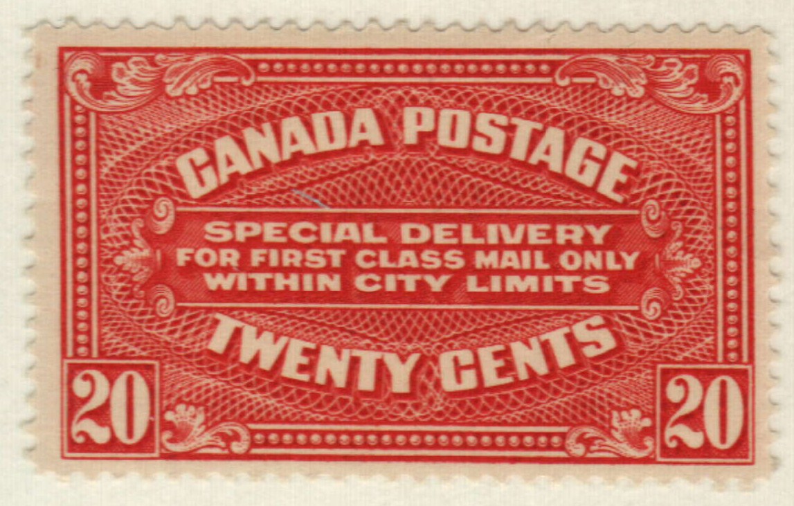 E2 - 1922 Canada - Mystic Stamp Company