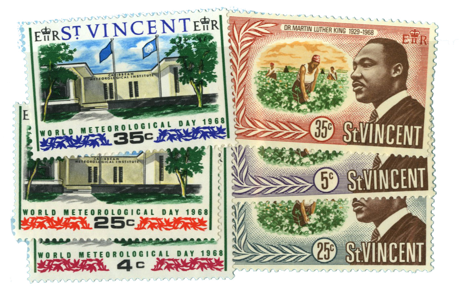 256-61 - 1968 St. Vincent - Mystic Stamp Company
