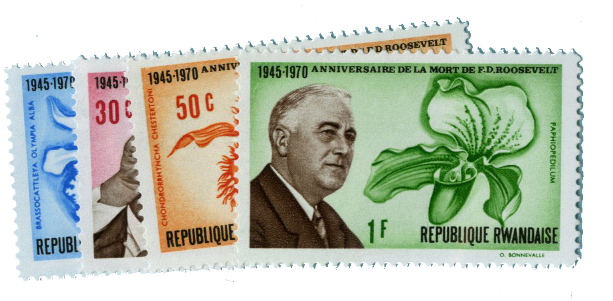 381-84 - 1970 Rwanda - Mystic Stamp Company