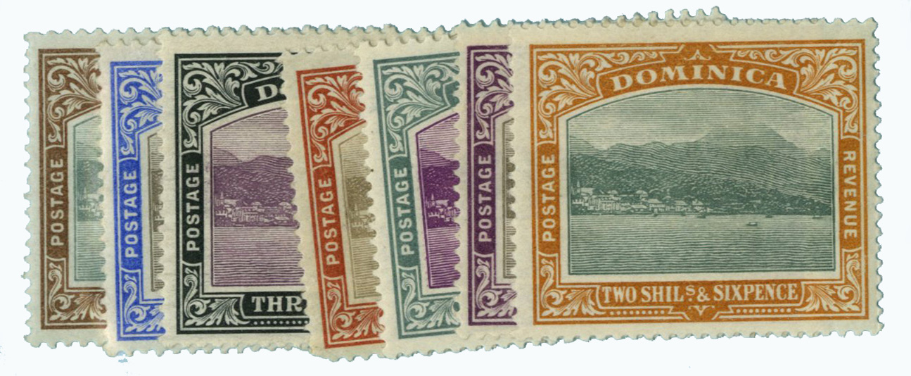 27-33 - 1903 Dominica - Mystic Stamp Company