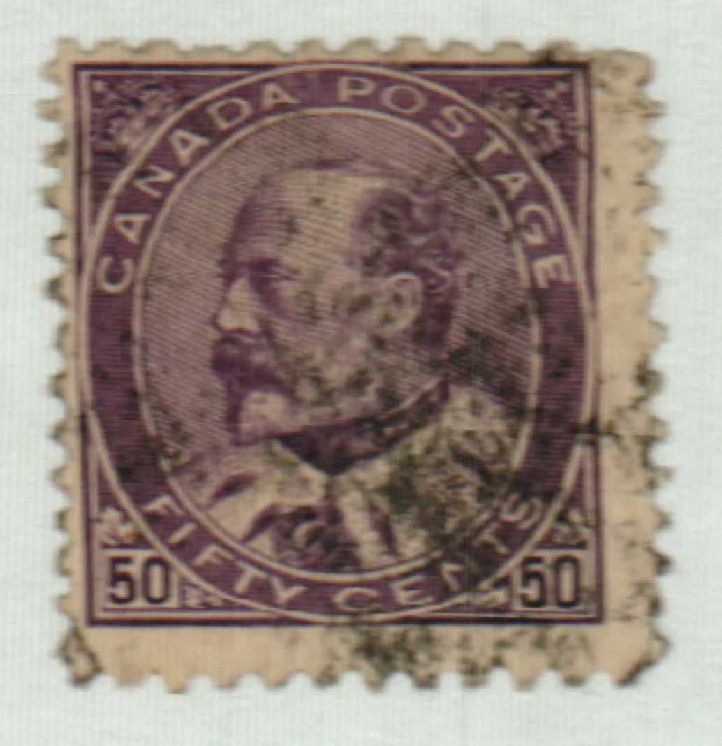 95 - 1908 Canada - Mystic Stamp Company