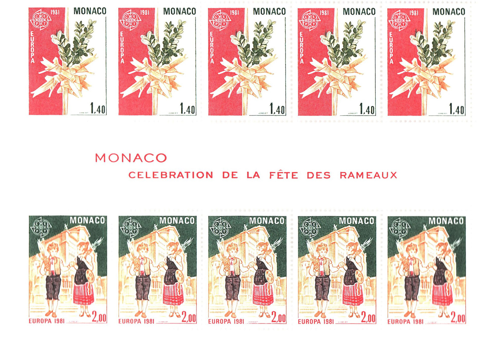 1279a - 1981 Monaco - Mystic Stamp Company