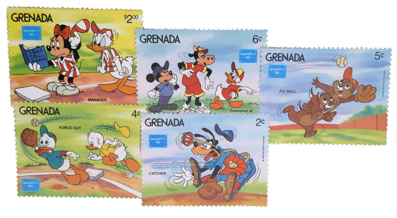 1376//81 - 1986 Grenada - Mystic Stamp Company