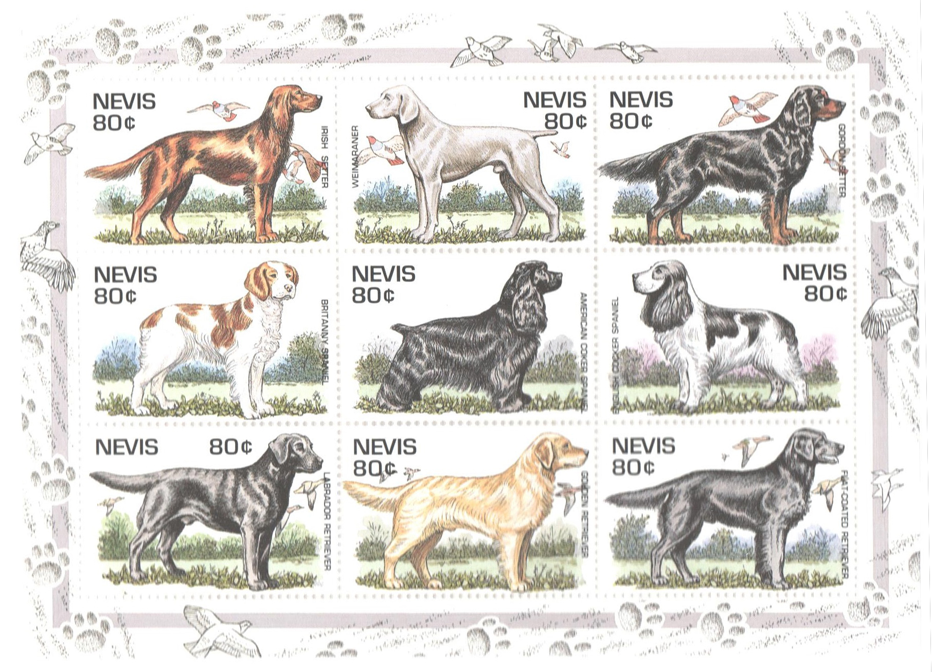 907 - 1995 Nevis - Mystic Stamp Company