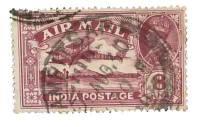 C5 - 1929 India - Mystic Stamp Company