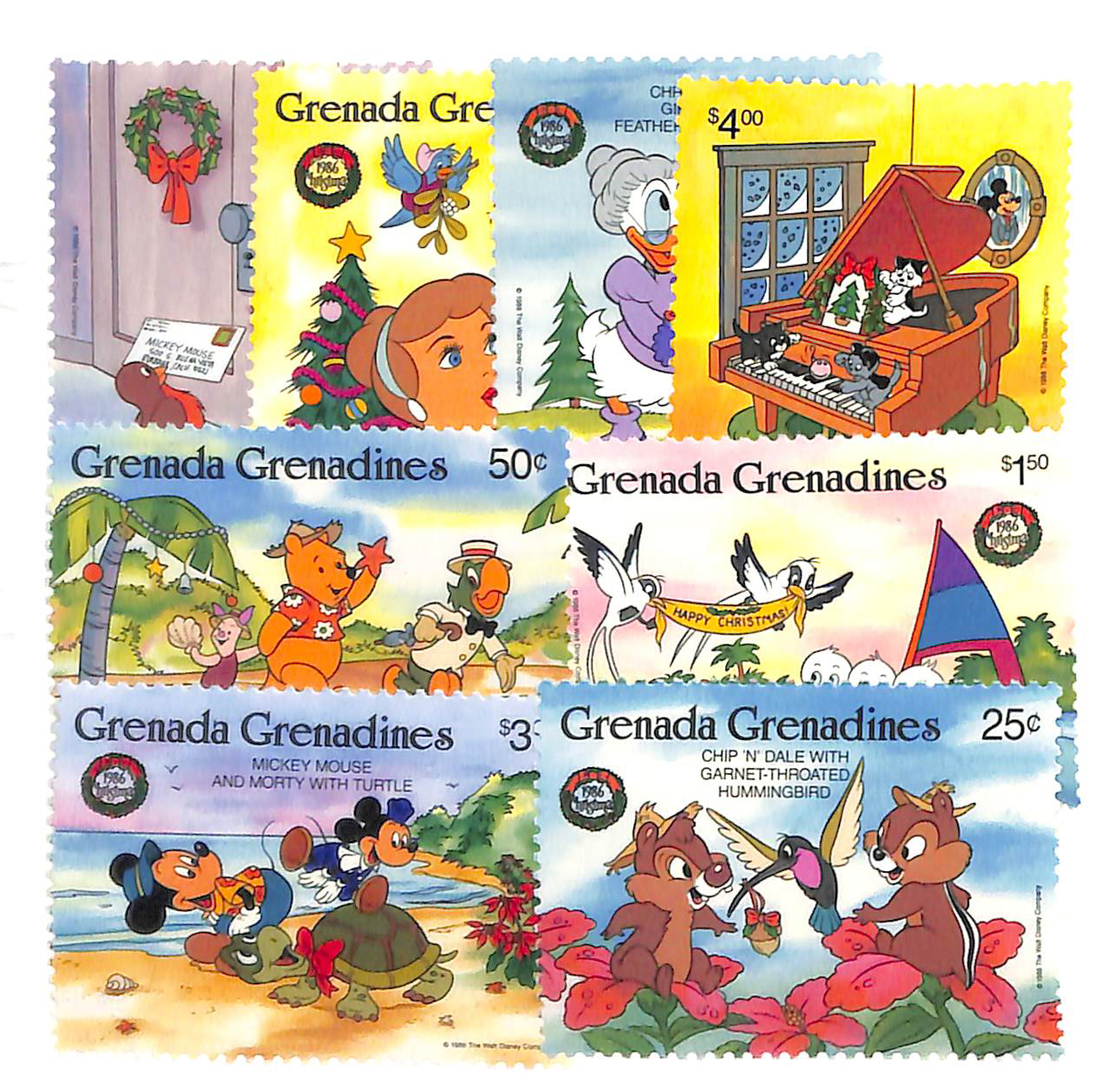 792-99 - 1986 Grenada Grenadines - Mystic Stamp Company