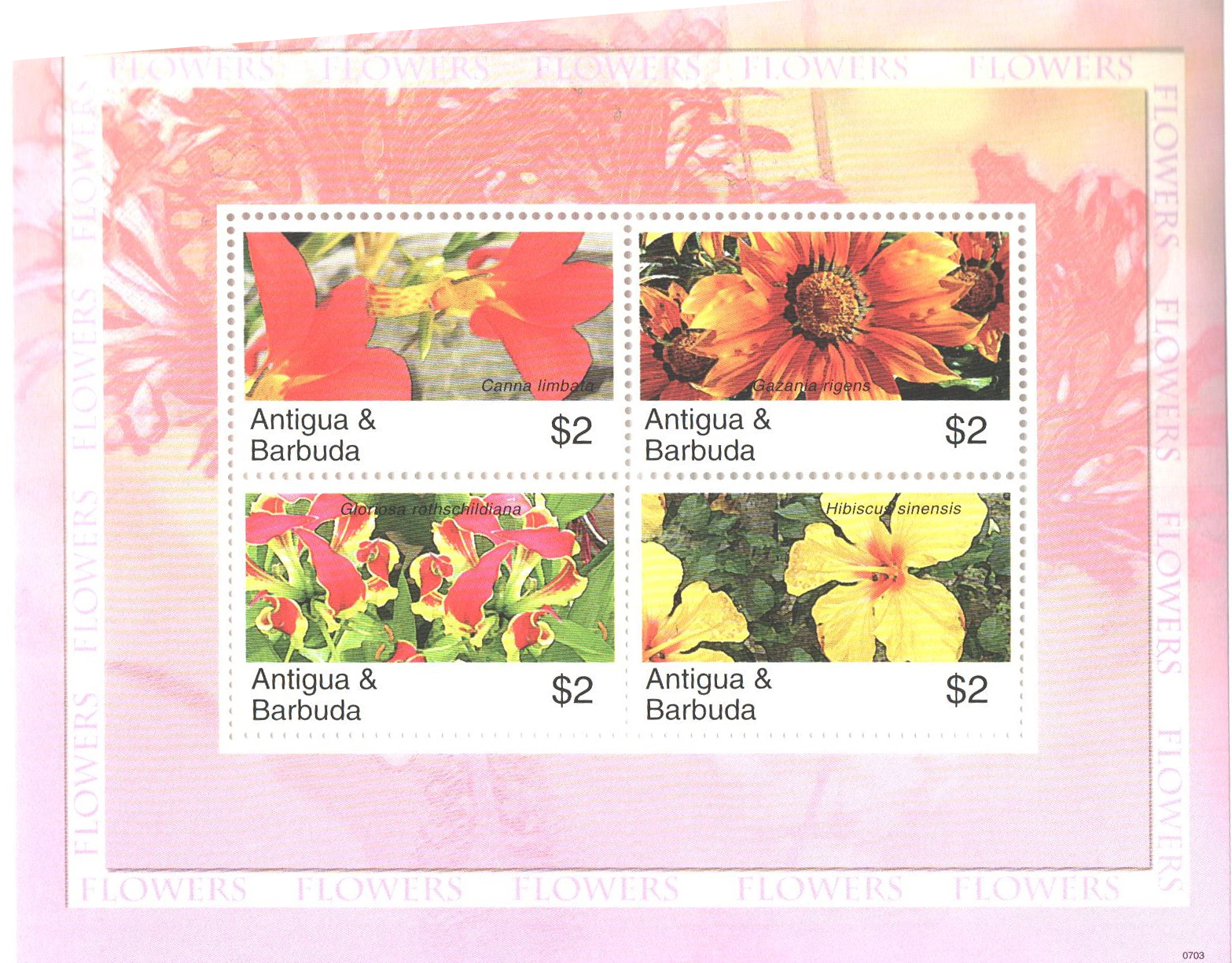 2955 - 2007 Antigua - Mystic Stamp Company