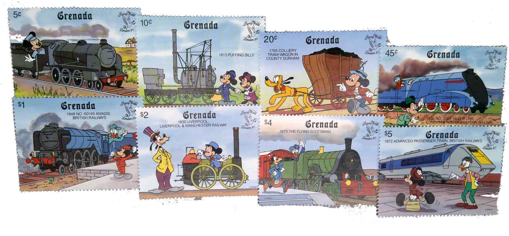 1844-51 - 1990 Grenada - Mystic Stamp Company