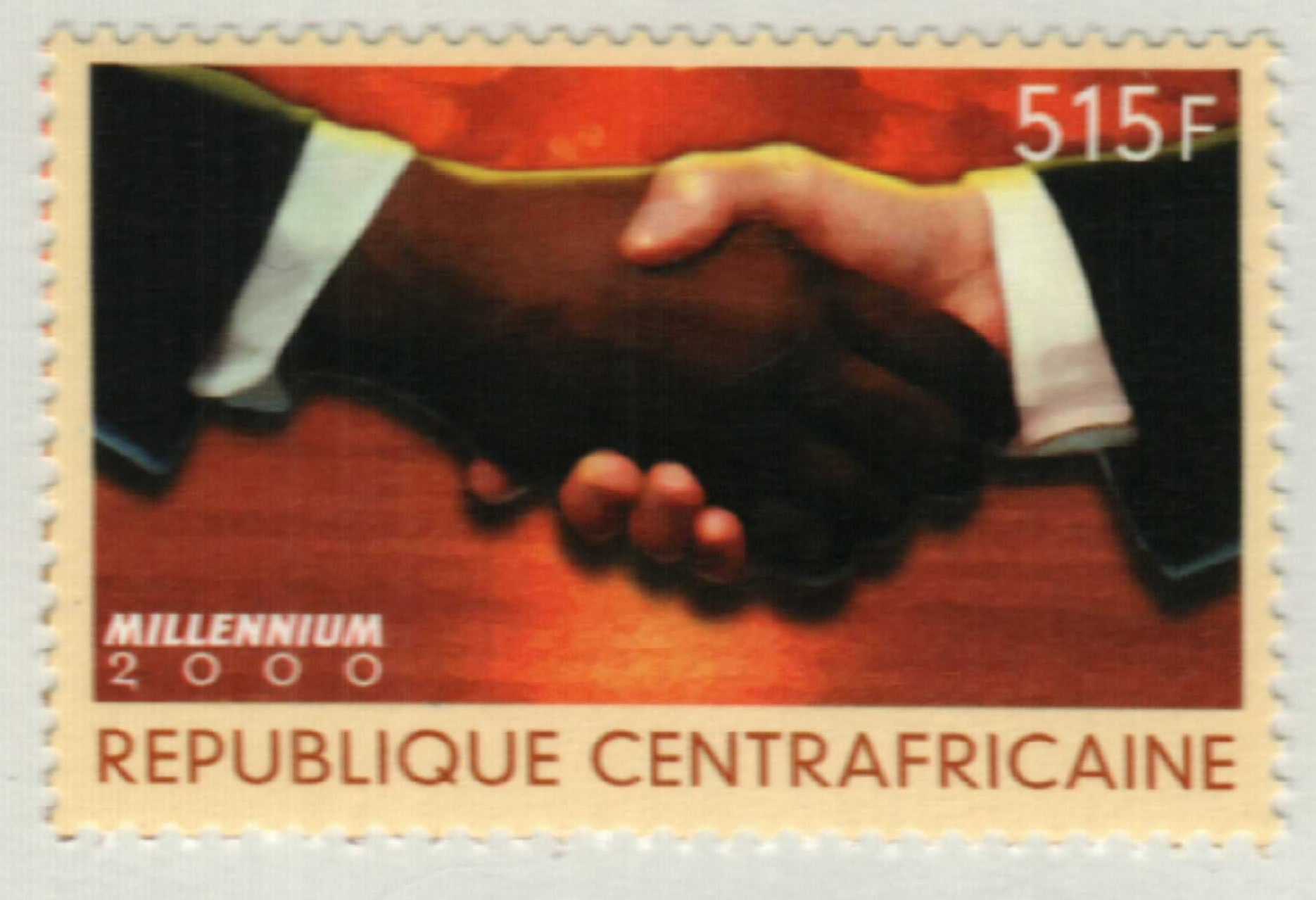 1345 - 2000 Central African Republic - Mystic Stamp Company