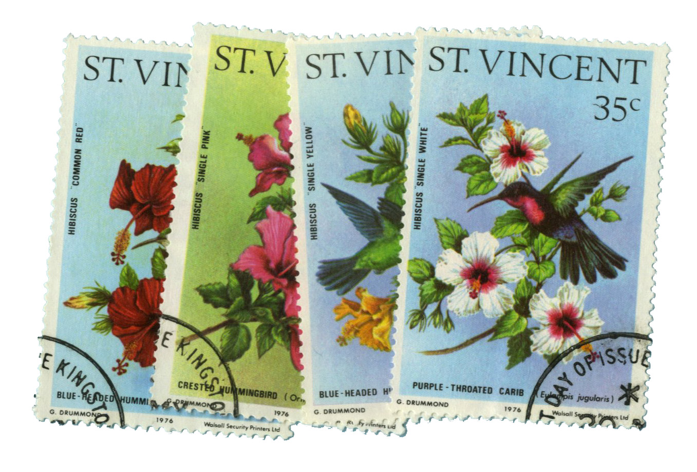 465-68 - 1976 St. Vincent - Mystic Stamp Company