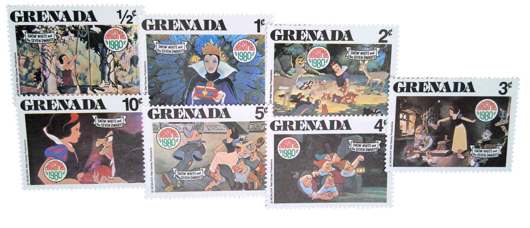1021-27 - 1980 Grenada - Mystic Stamp Company