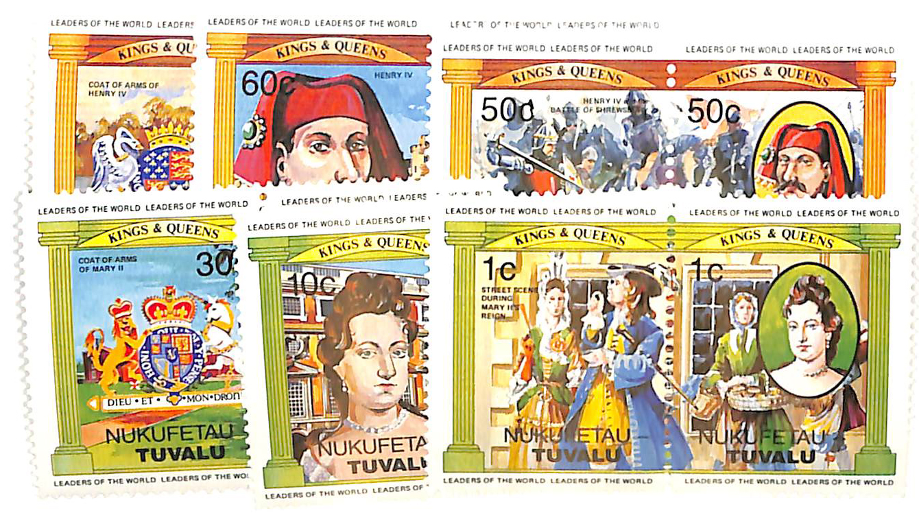 14-19 - 1984 Tuvalu-Nukufetau - Mystic Stamp Company