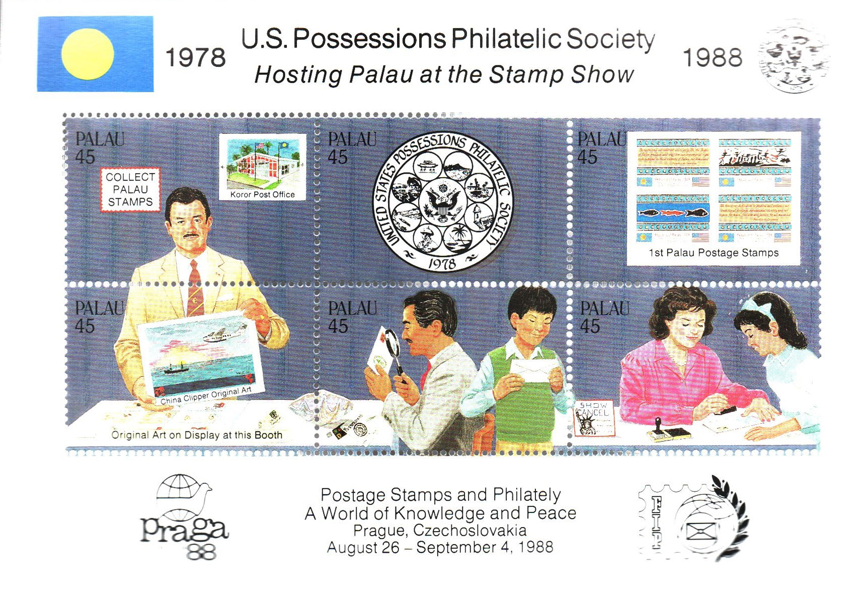 197 - 1988 Palau - Mystic Stamp Company