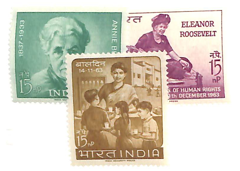 377-79 - 1963 India - Mystic Stamp Company