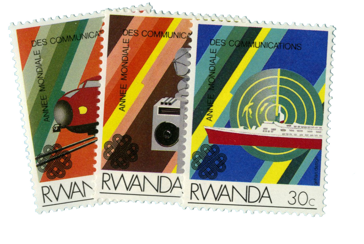 1175-77 - 1984 Rwanda - Mystic Stamp Company