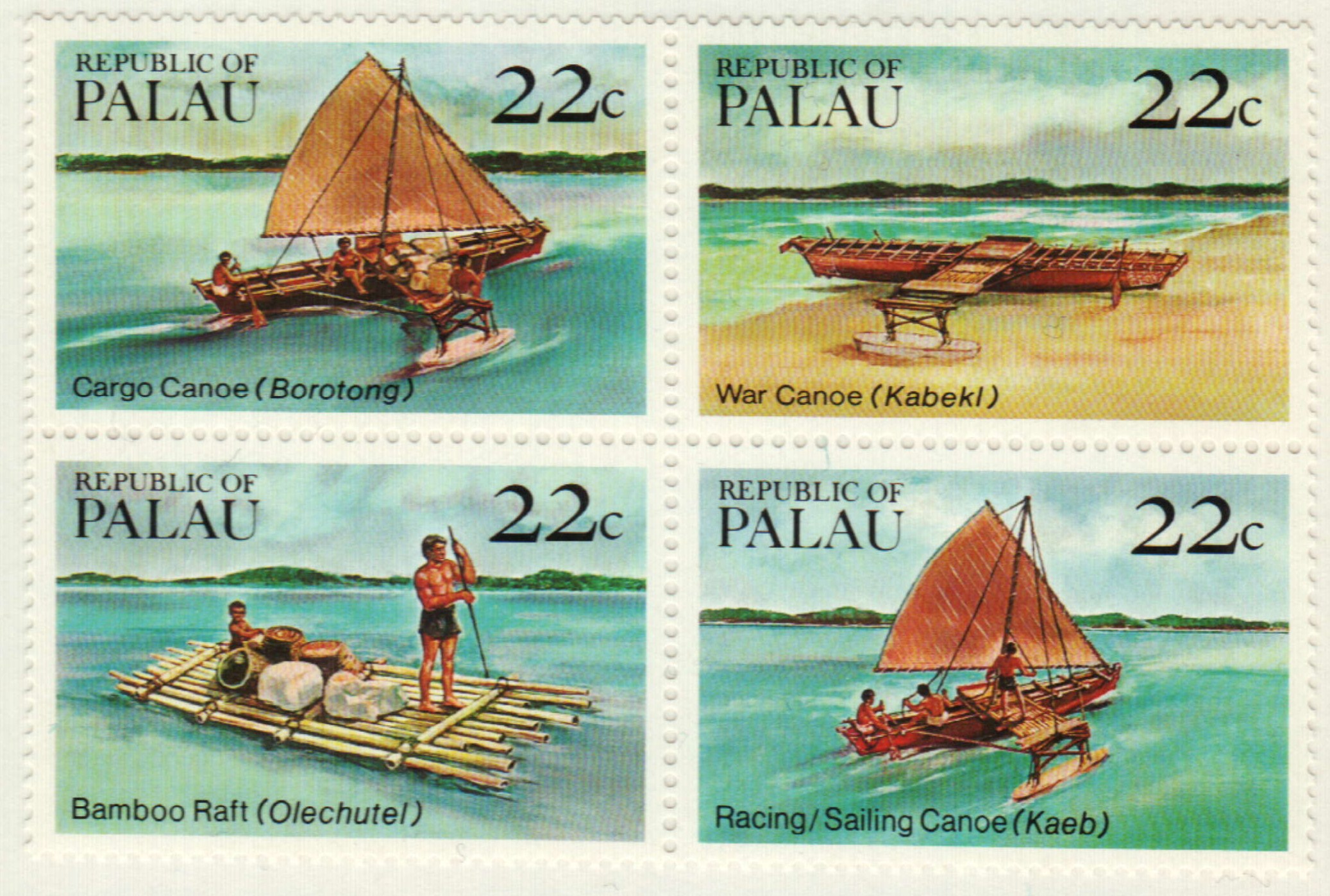 70a - 1985 Palau - Mystic Stamp Company