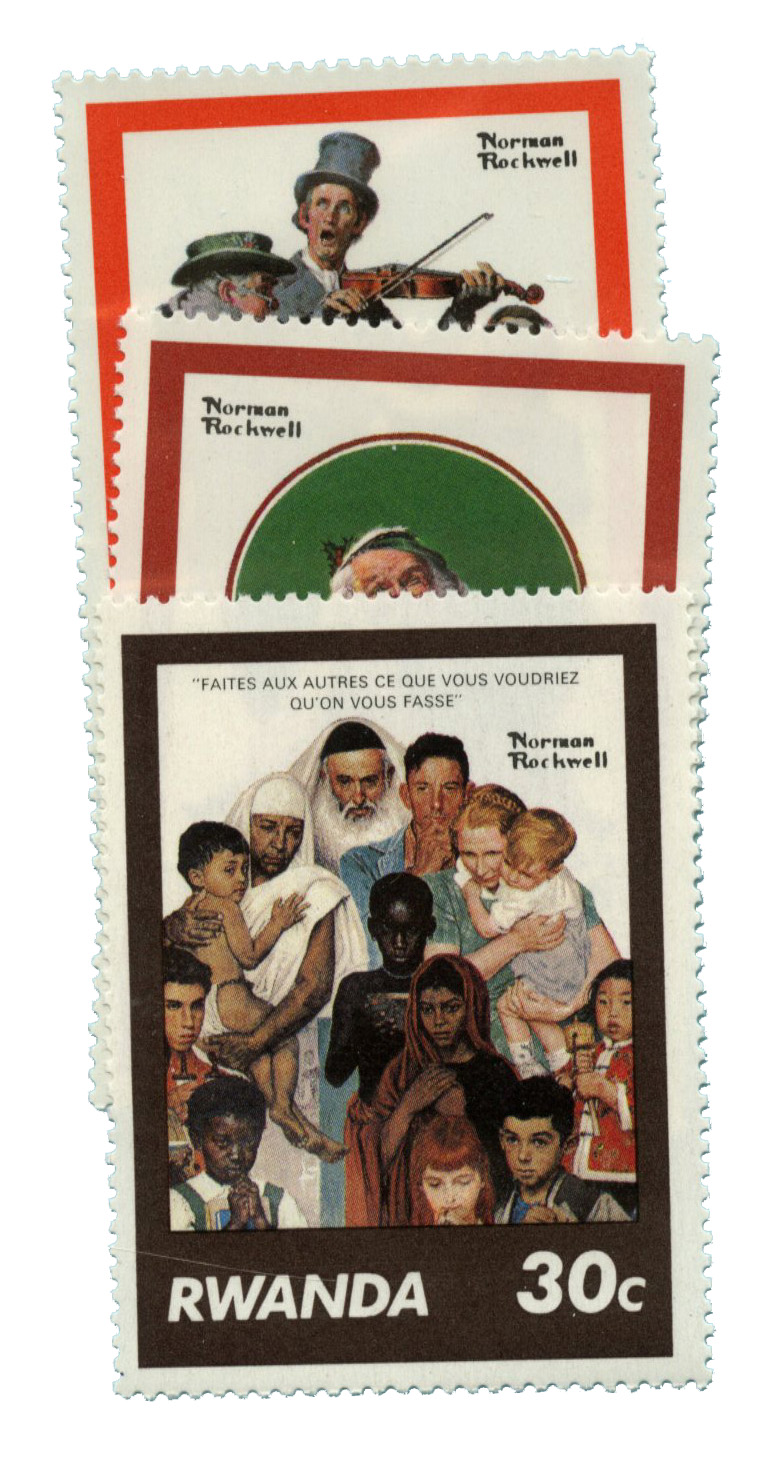 1027-29 - 1981 Rwanda - Mystic Stamp Company