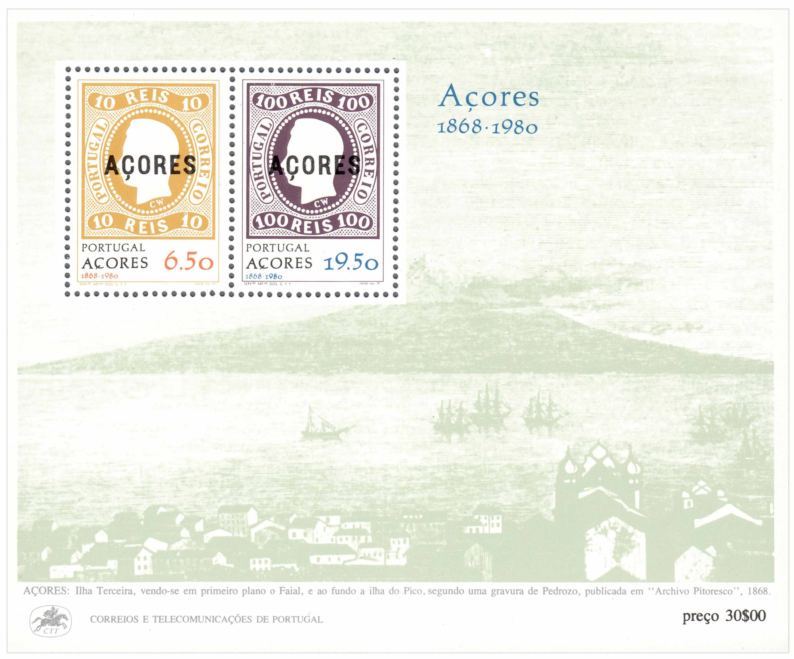315a - 1980 Azores - Mystic Stamp Company