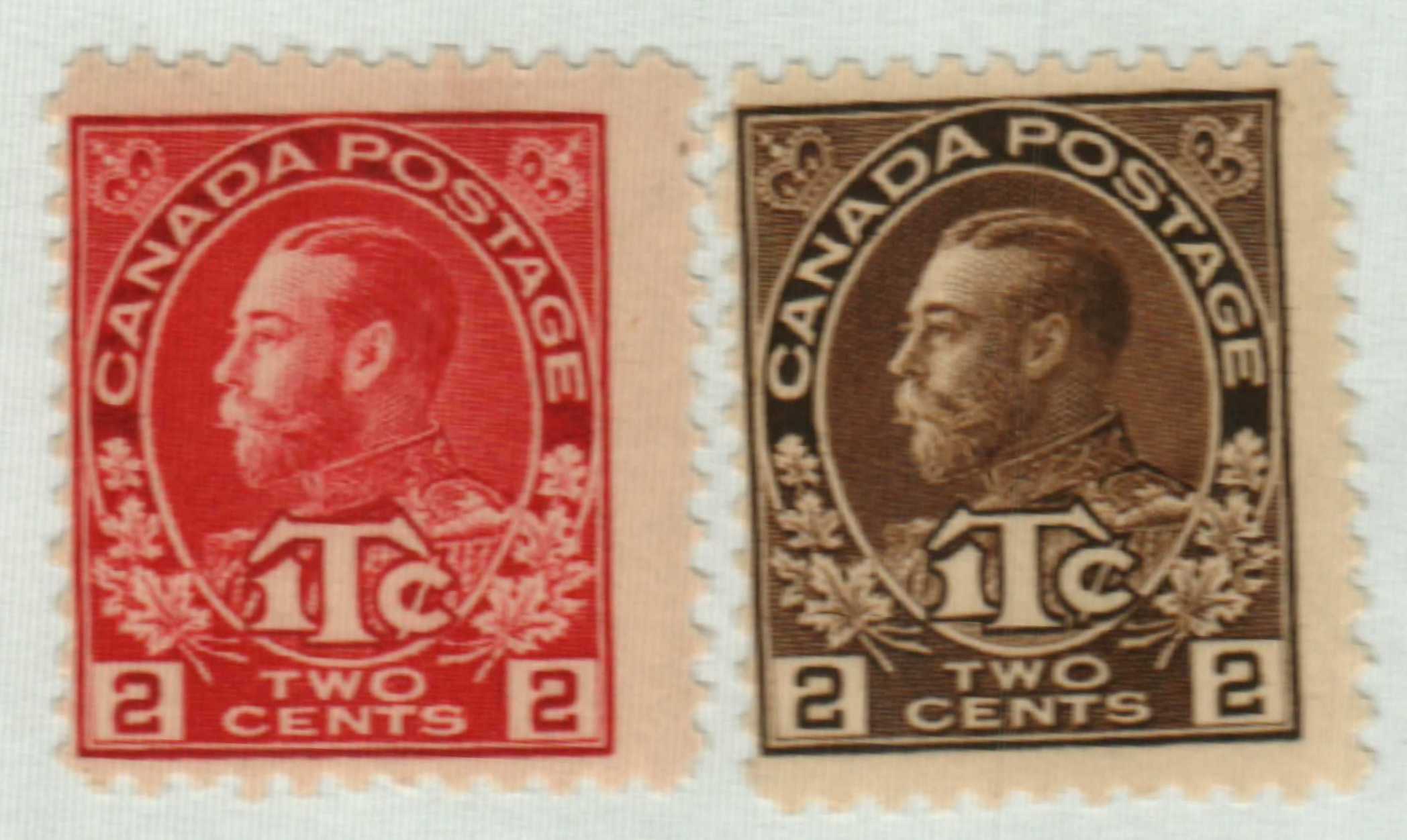 MR3-4 - 1916 Canada - Mystic Stamp Company
