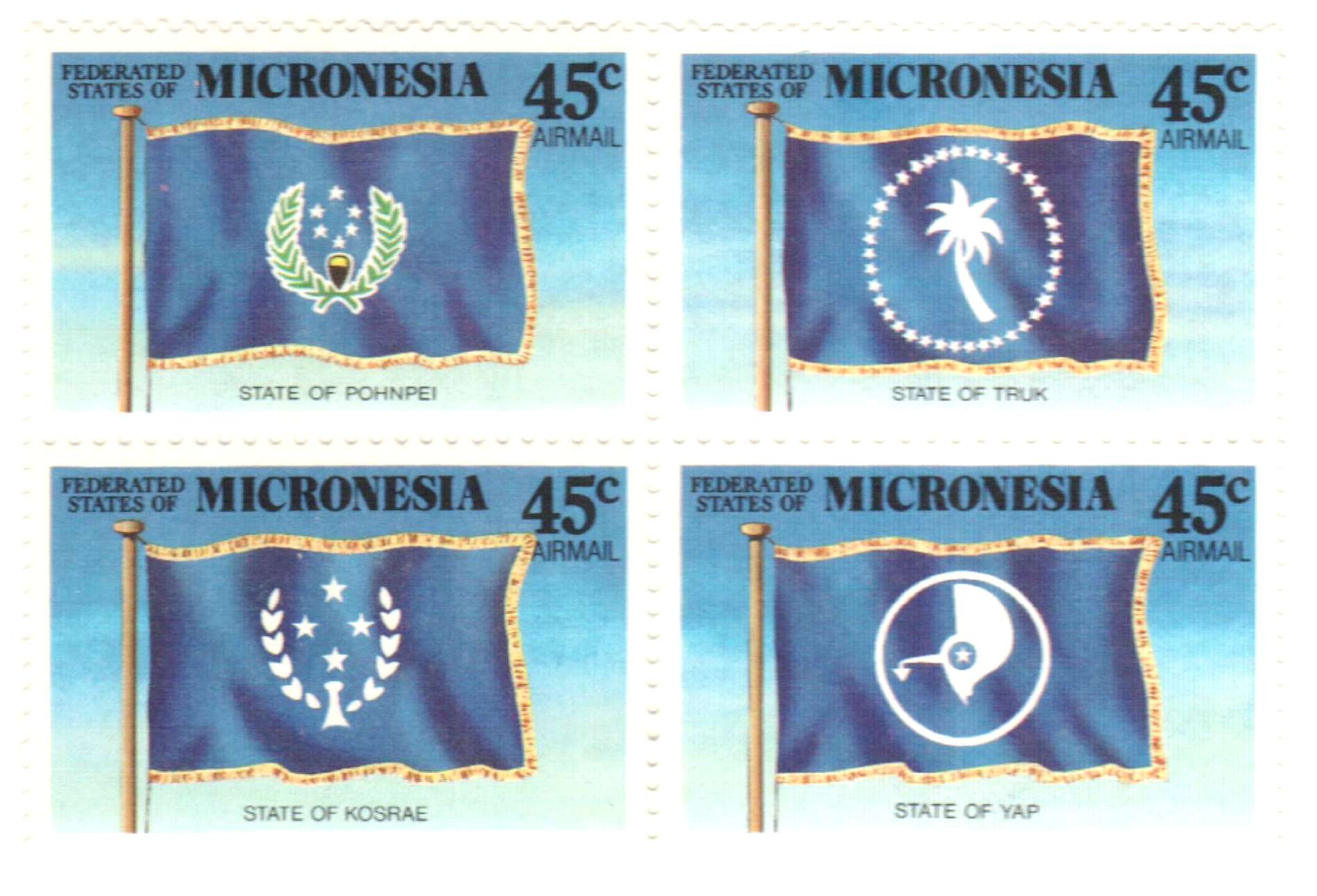 C42a - 1989 Micronesia - Mystic Stamp Company