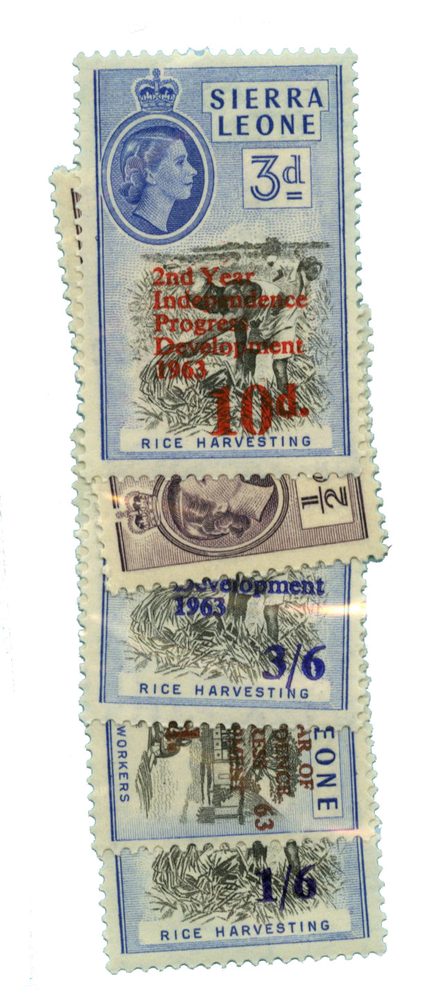 242-47 - 1963 Sierra Leone - Mystic Stamp Company