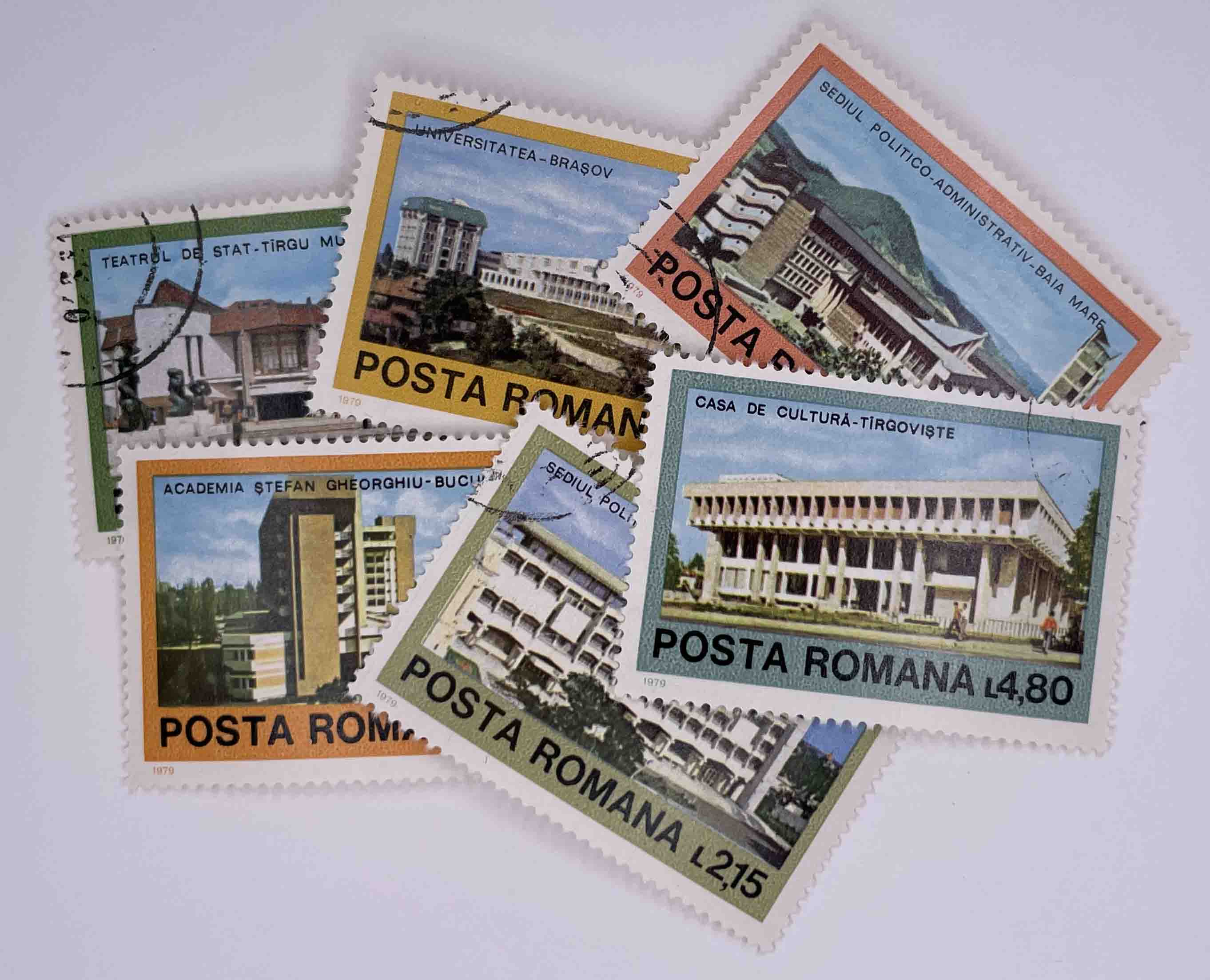 2848-53 - 1979 Romania - Mystic Stamp Company