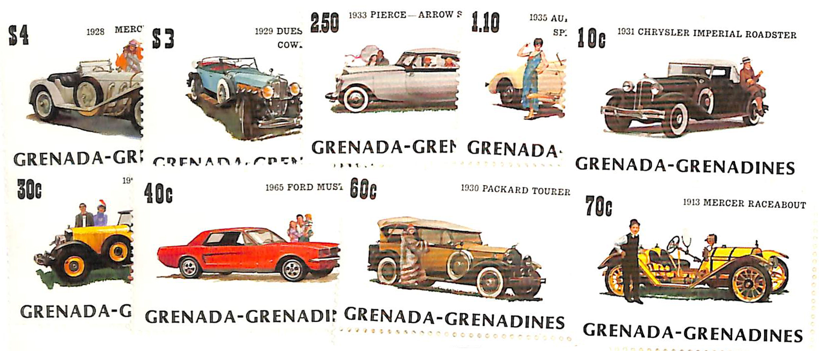 544//53 - 1983 Grenada Grenadines - Mystic Stamp Company