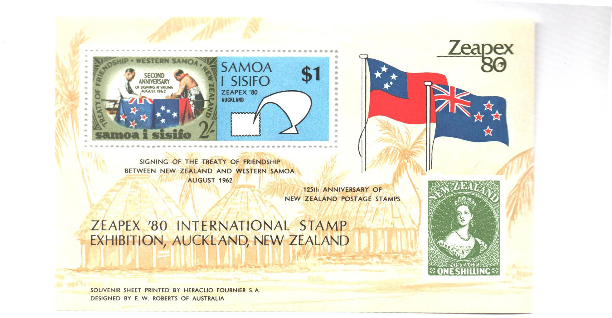 533 - 1980 Samoa - Mystic Stamp Company