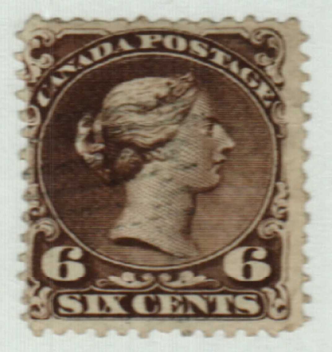 27 - 1868 Canada - Mystic Stamp Company
