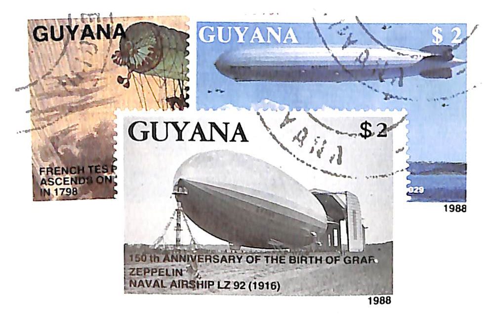 2007A//08c - 1989 Guyana - Mystic Stamp Company