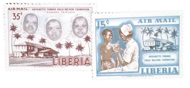 C111-12 - 1957 Liberia - Mystic Stamp Company