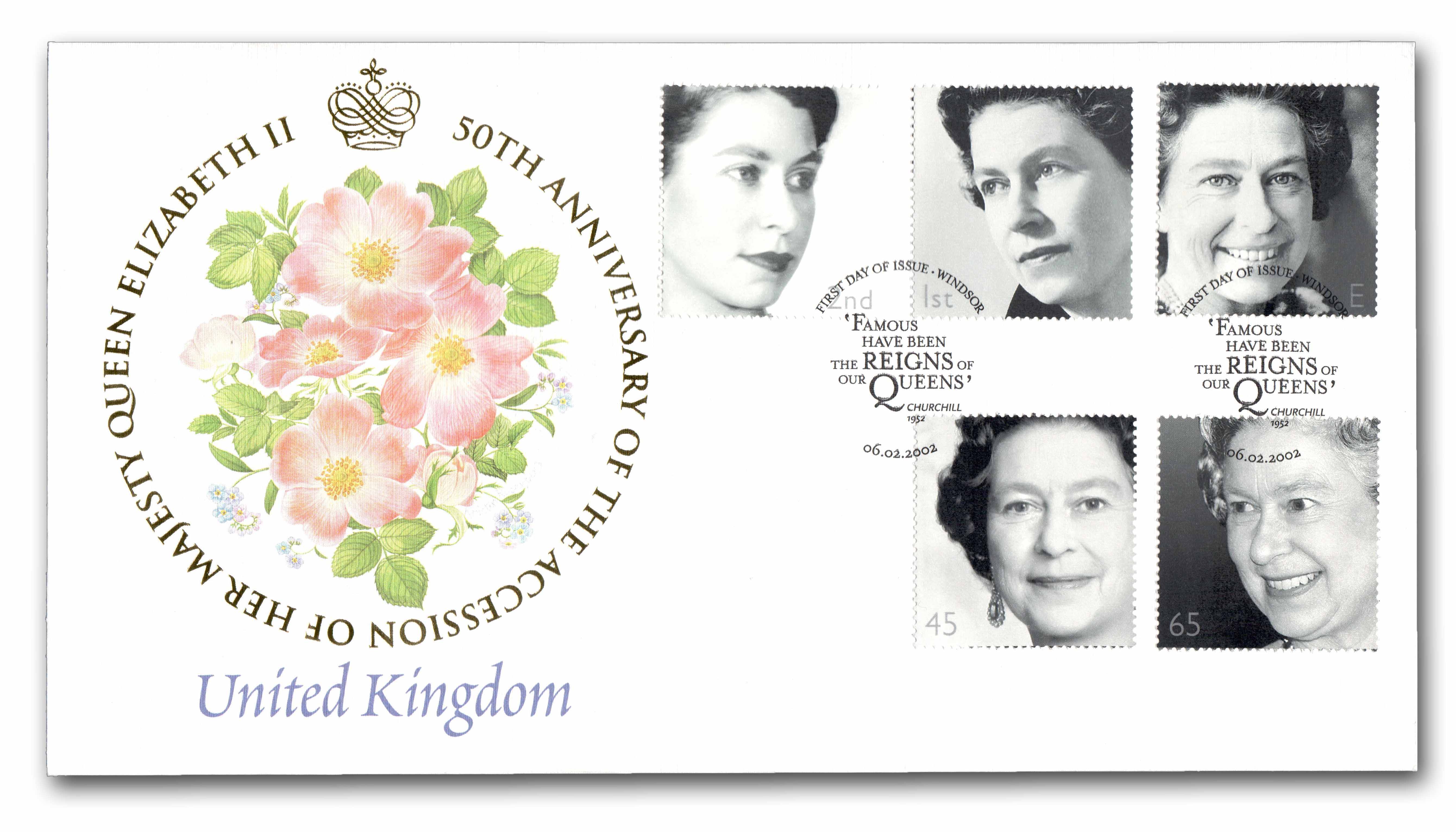 2017-21 - 2002 Great Britain, 50th Anniversary of the Reign of Queen ...