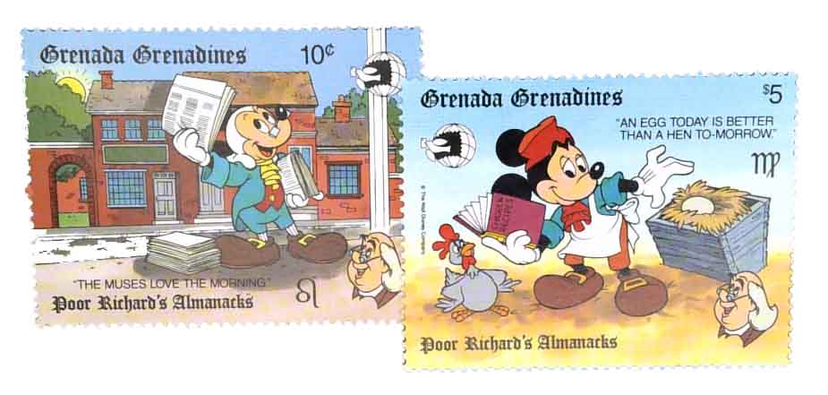 1105-06 - 1989 Grenada Grenadines - Mystic Stamp Company