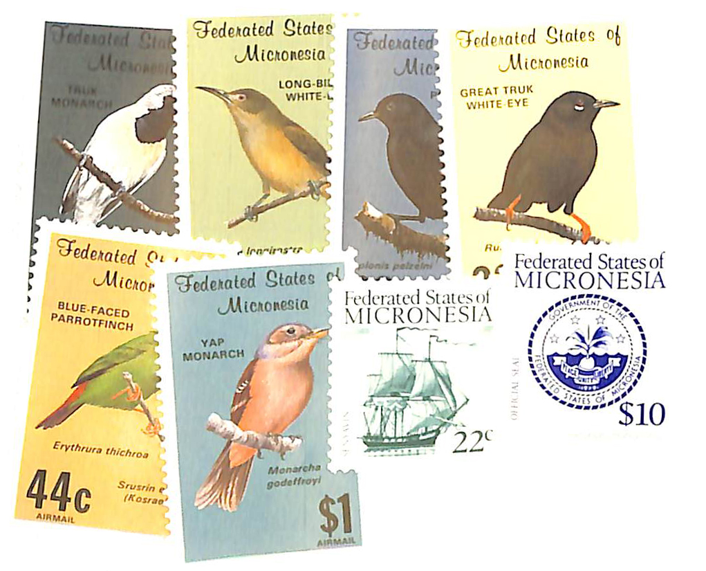 31//C36 - 1985-88 Micronesia - Mystic Stamp Company
