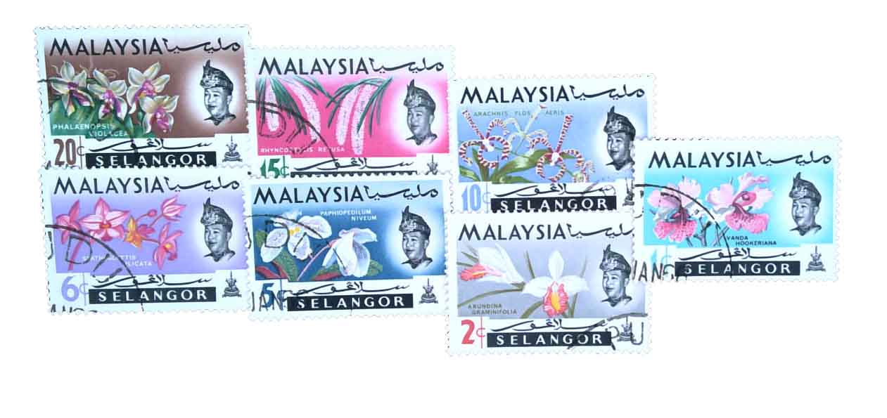 121-27 - 1965 Malaysia Selangor - Mystic Stamp Company
