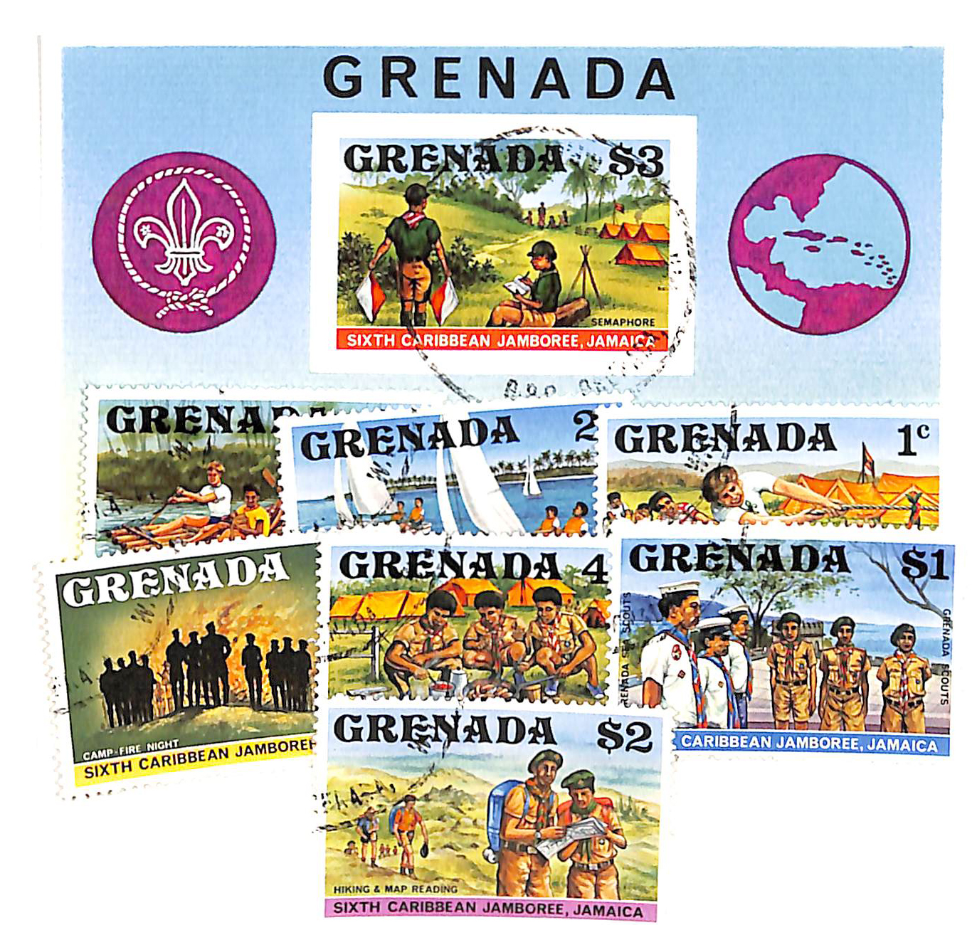 805-12 - 1977 Grenada - Mystic Stamp Company