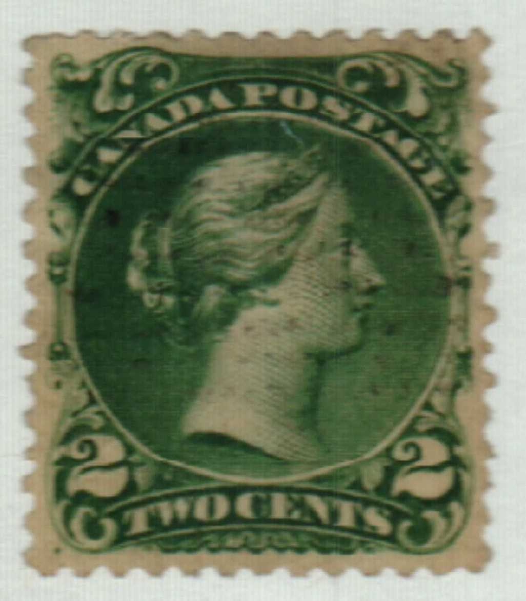 24 - 1868 Canada - Mystic Stamp Company