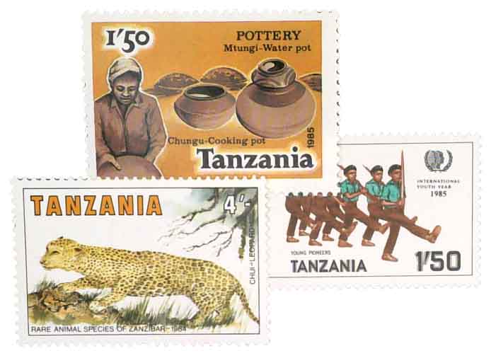 259//90 - 1985-86 Tanzania - Mystic Stamp Company