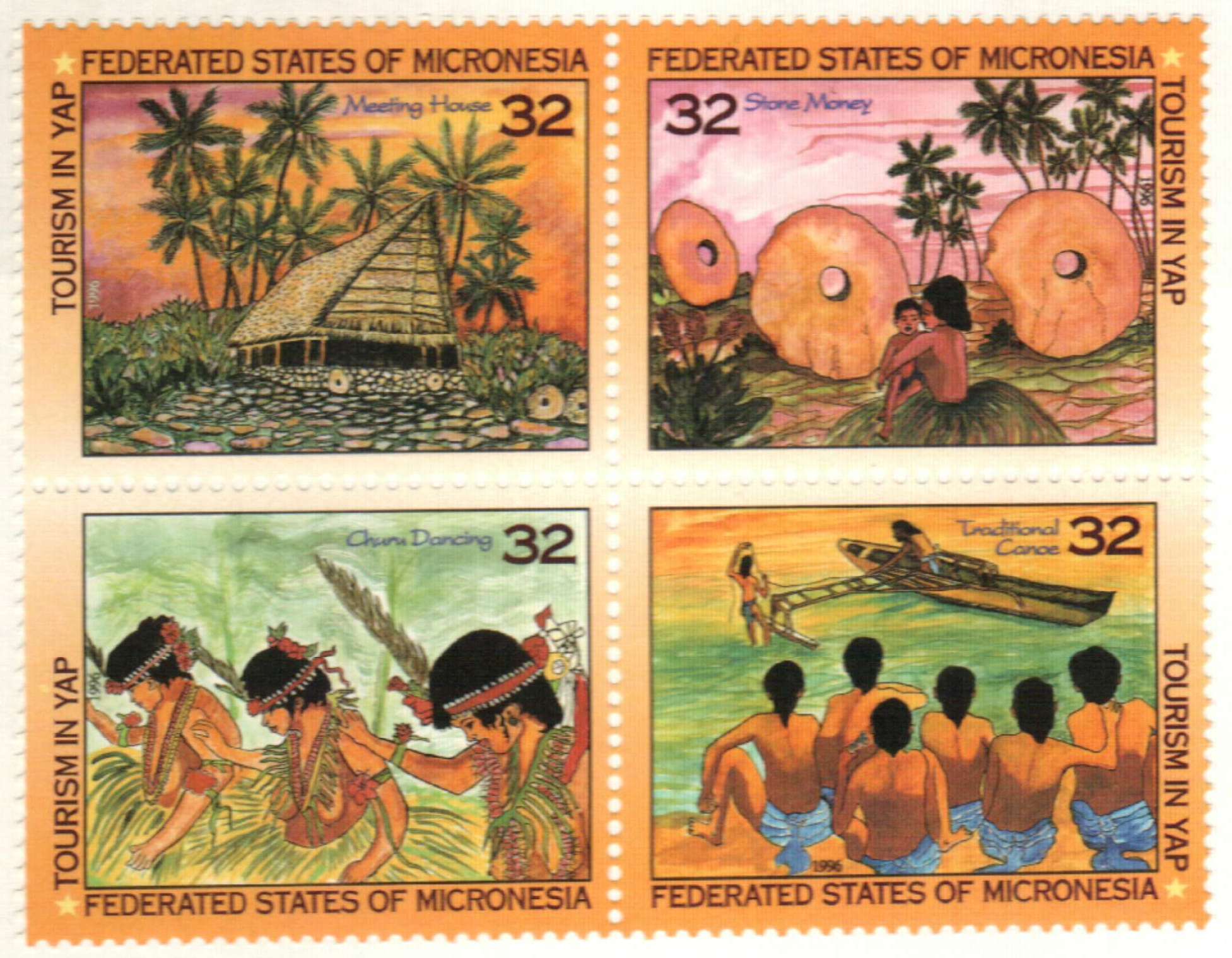 239 - 1996 Micronesia - Mystic Stamp Company